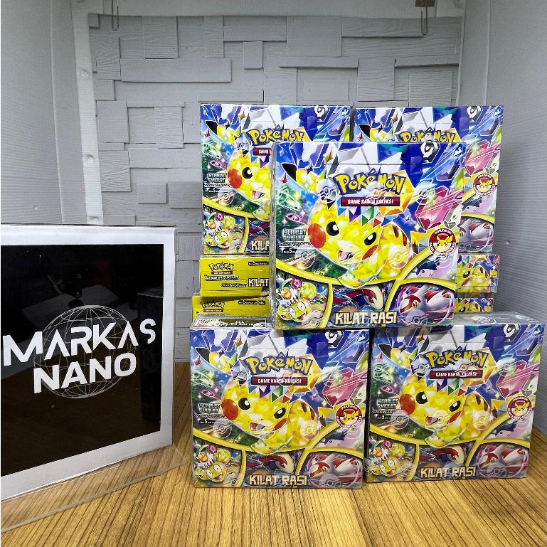 Jual Kartu Pokemon TCG Indonesia Kilat Rasi [SV8S] –1 Box Segel | Shopee Indonesia