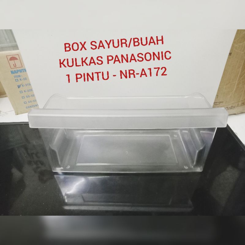 Jual BOX SAYUR/BUAH KULKAS PANASONIC 1 PINTU.SECOND ORIGINAL | Shopee ...