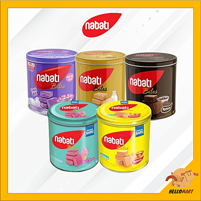 Jual ORIGINAL Nabati Wafer Kaleng 240gr / Nabati Kaleng Keju Coklat ...