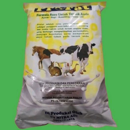 Jual Profat 1 KG Susu Pengganti Induk untuk Ternak Anda Ayam, Sapi ...