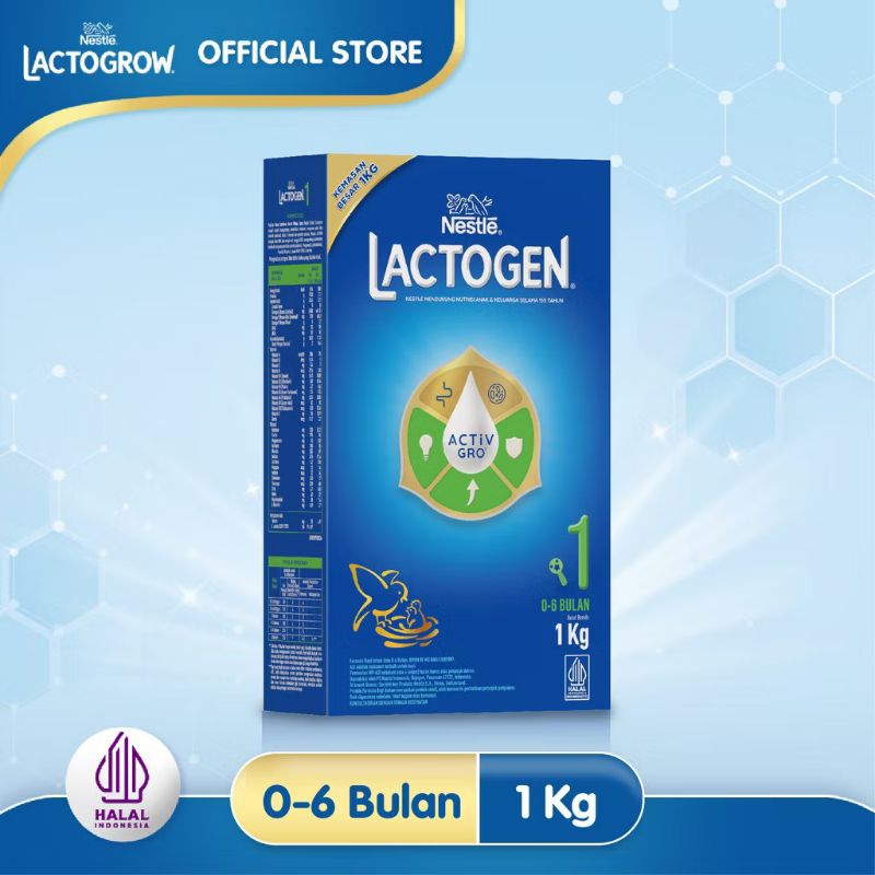 Jual Nestle Lactogen Pro 0-6 Bulan ACTIVGro Susu Formula Original 1kg ...