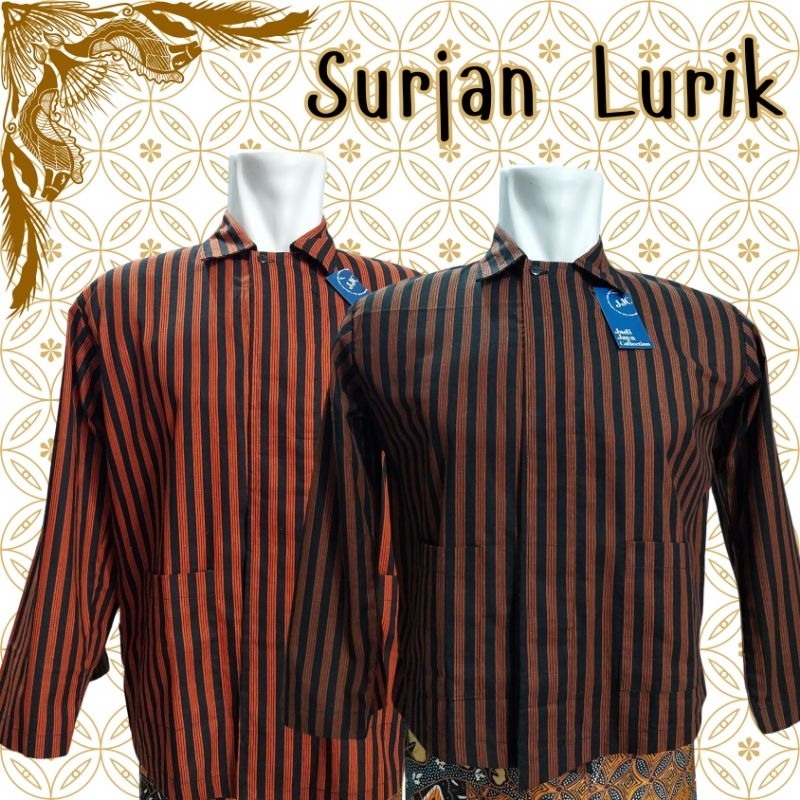Jual surjan lurik pria dan wanita / surjan lurik couple / surjan lurik ...