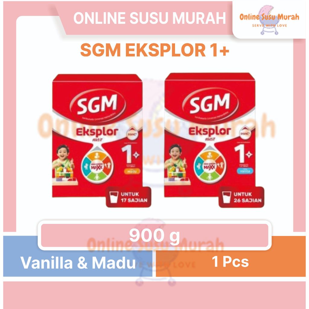 Jual SGM EKSPLOR 1 PLUS VANILA MADU 900 GR SSKD | Shopee Indonesia