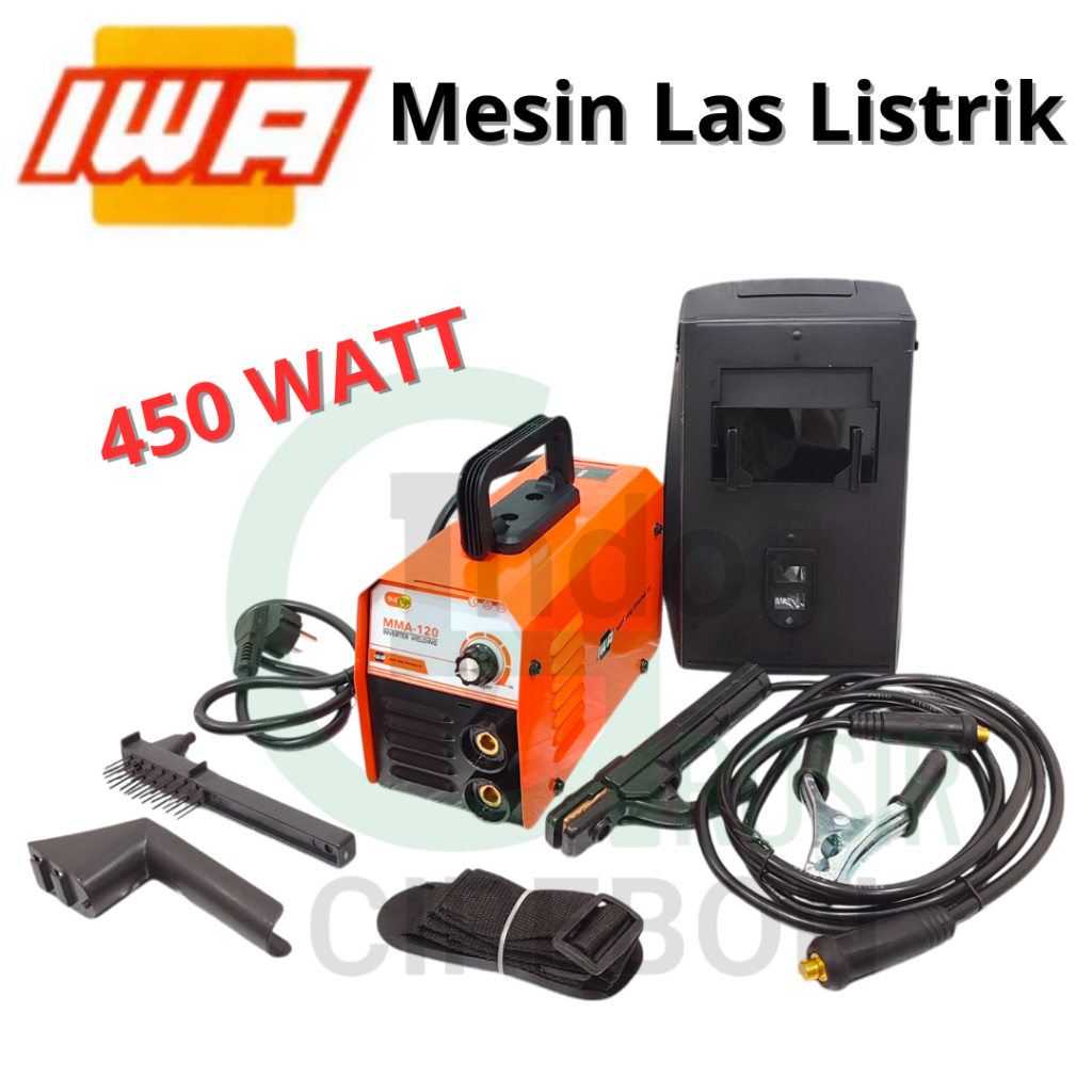 Jual Mesin Las 450 Watt Trafo Las Inverter MMA-120 Mesin Las listrik ...