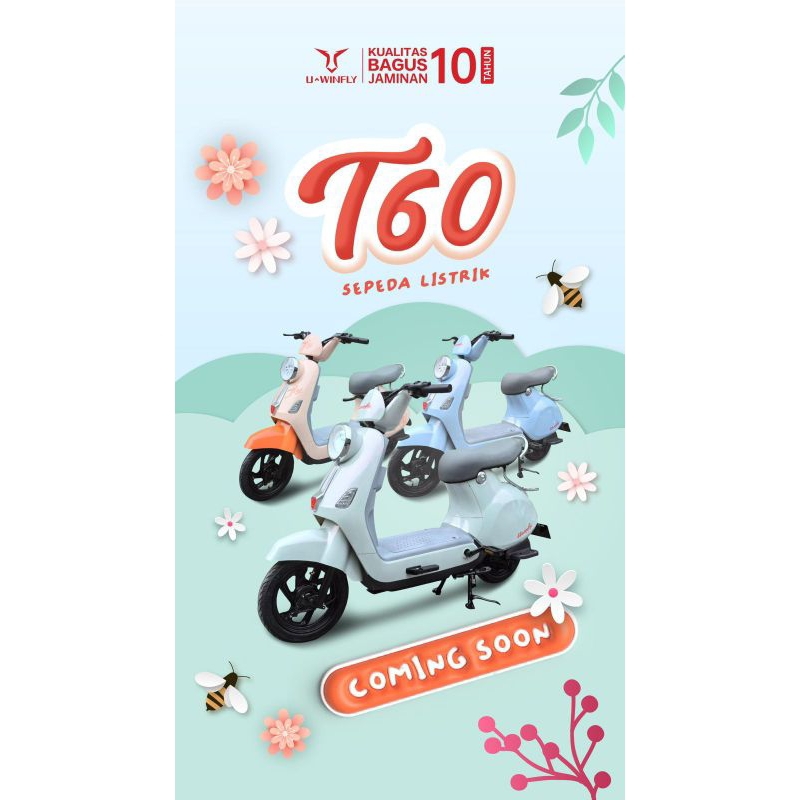 Jual sepeda listrik t60 | Shopee Indonesia