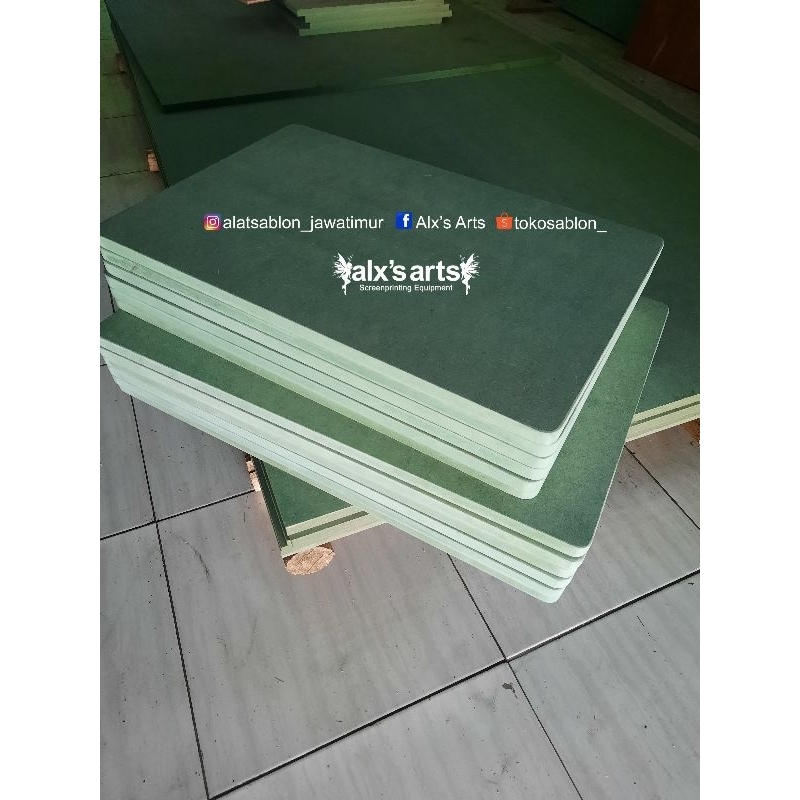 Jual Papan Meja Sablon Mdf Hijau 18mm | Shopee Indonesia