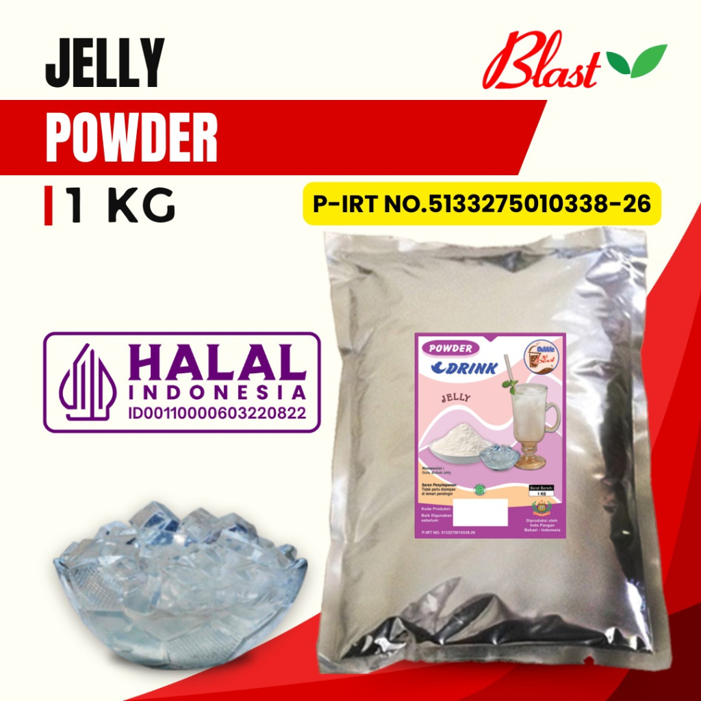 Jual Bubuk JELLY 1 KG - Jelly Powder / Jelly Konyaku Plain - Bubuk Minuman / Topping Minuman ...
