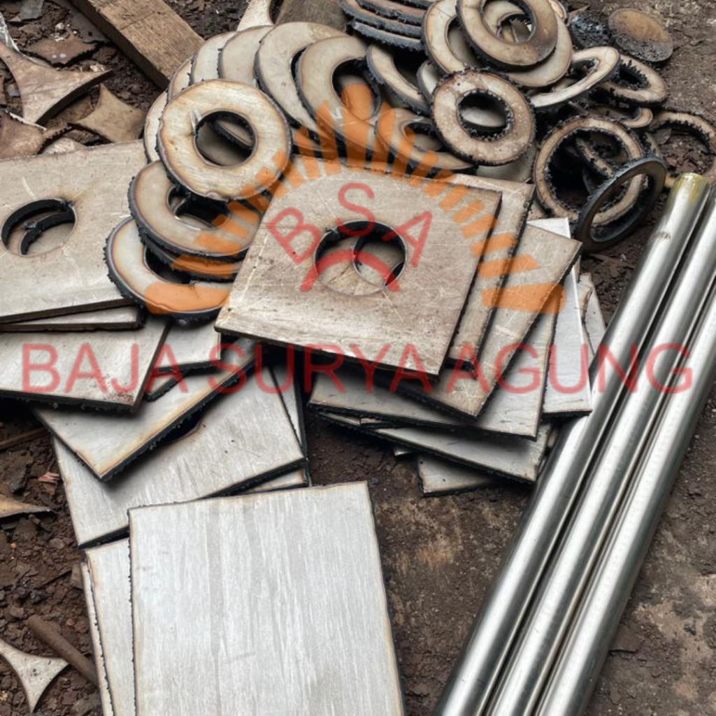 Jual Plat Stainless Steel 201 / SUS 201 Potongan Custom tebal 5mm dan ...