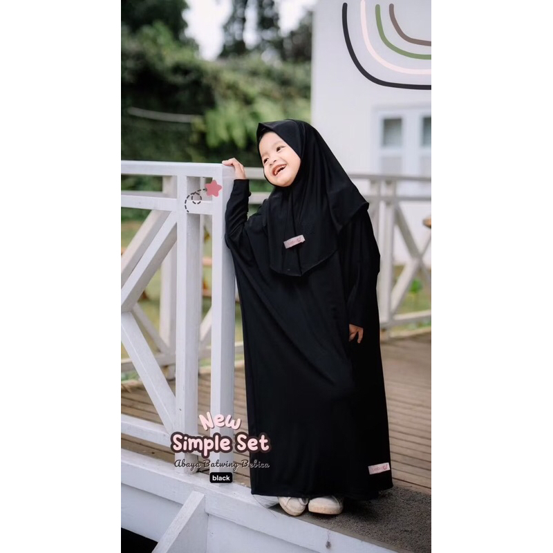 Jual BEBICA ABAYA BAYI PREMIUM ABAYA ANAK ABAYA BATWING ANAK PREMIUM ...