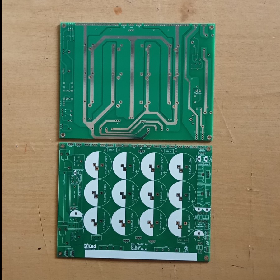 Jual PCB PSU Class AB 12 ELKO dauble Layer | Shopee Indonesia