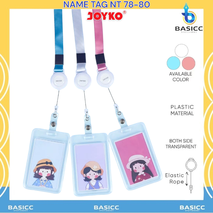 Jual Joyko Name Tag Tanda Pengenal Gantungan Kartu Nama NT 78~80 @1 Pcs ...