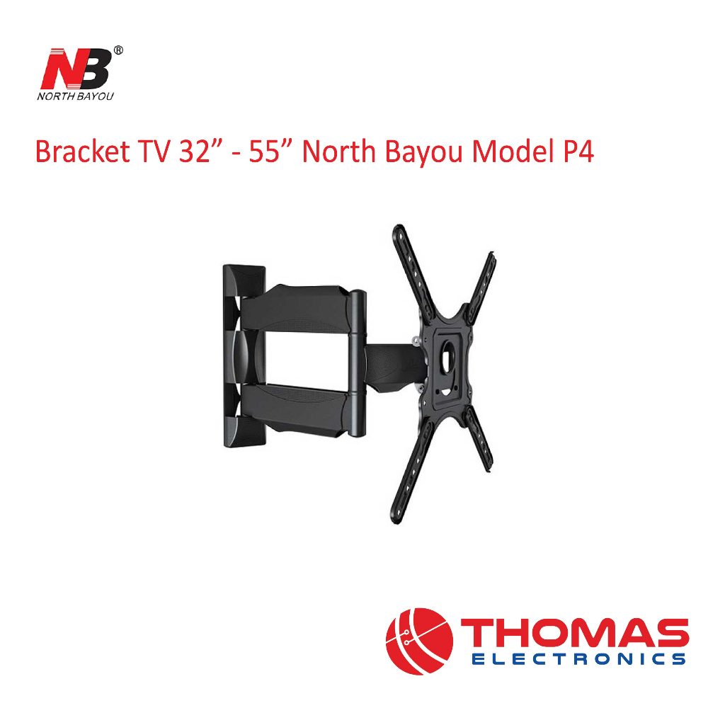 Jual Bracket Led TV Swivel 32-55 North Bayou NBP4 NB P4 | Shopee Indonesia