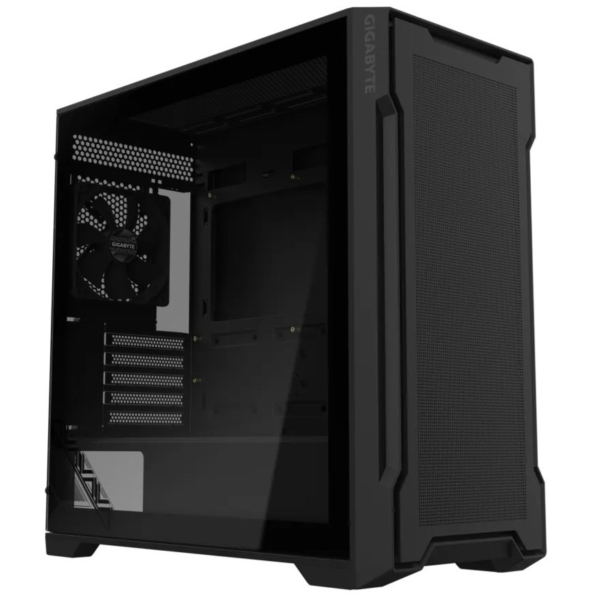 Jual GIGABYTE C102 GLASS BLACK MICRO ATX MINI TOWER PC CASE CASING ...