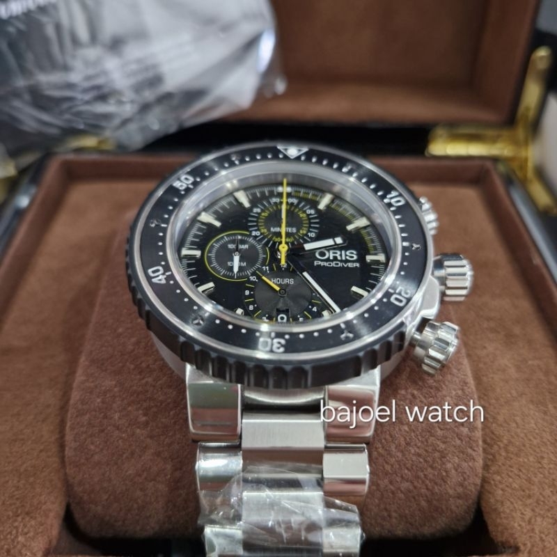 Jual JAM TANGAN PRIA ORIS CHRONOGRAPH STAINLESS STEEL | Shopee Indonesia