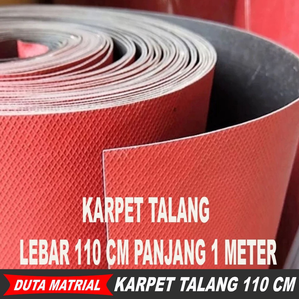 Jual Karpet Talang Merah Anti Bocor lebar 110 cm harga per meter ( 110 ...