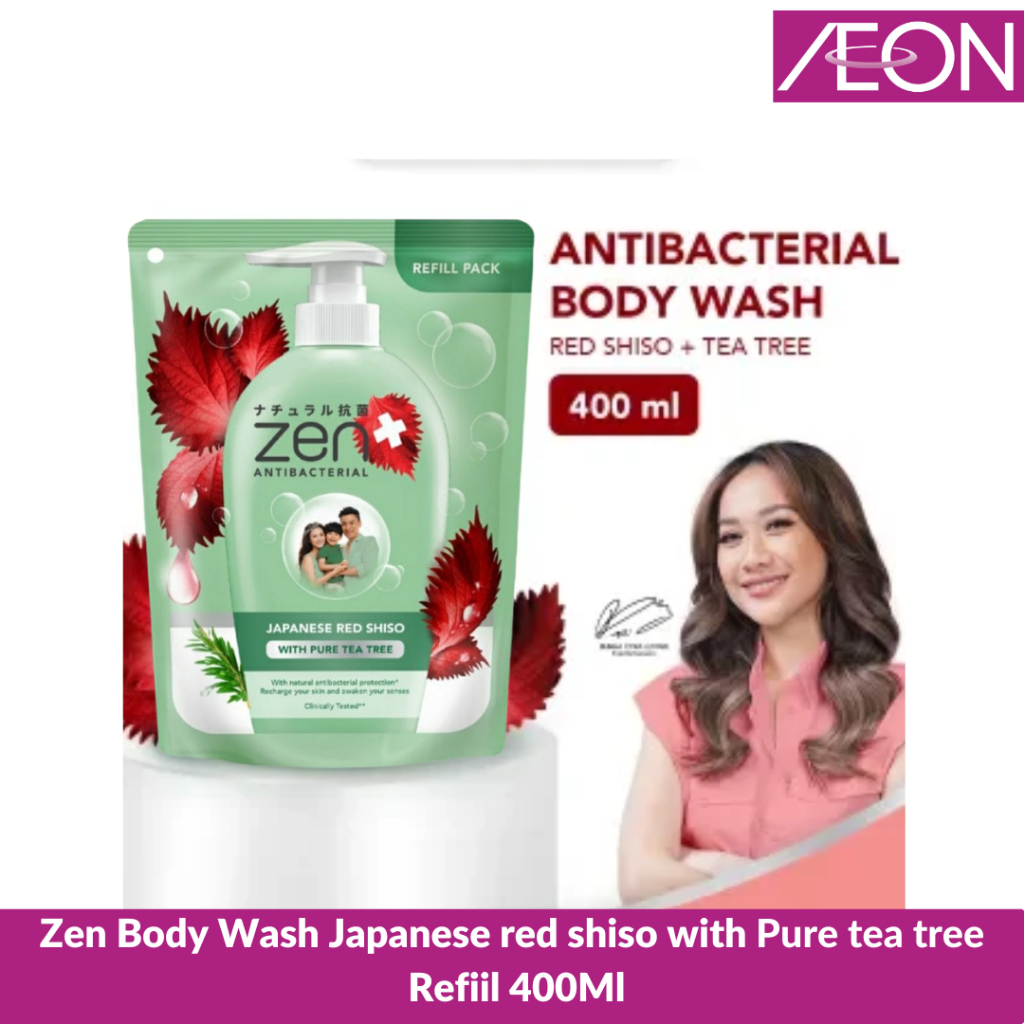 Jual Zen Antibacterial Japanese Red Shiso With Pure Tea Tree 400 Ml ...