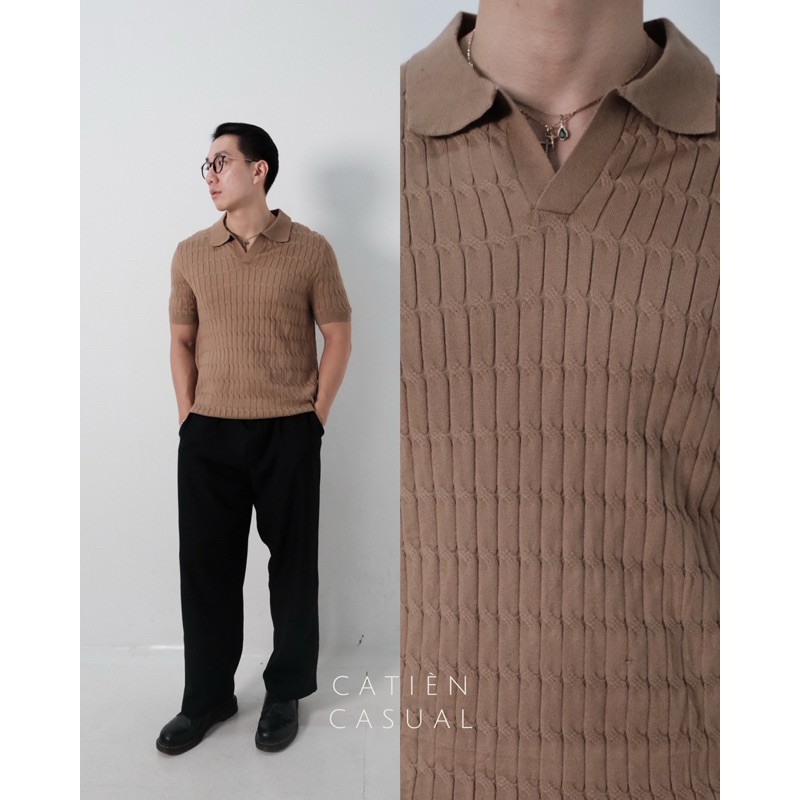 Jual CHARLES KNIT POLO | POLO KNIT PRIA | POLO RAJUT PRIA | RAJUT ...