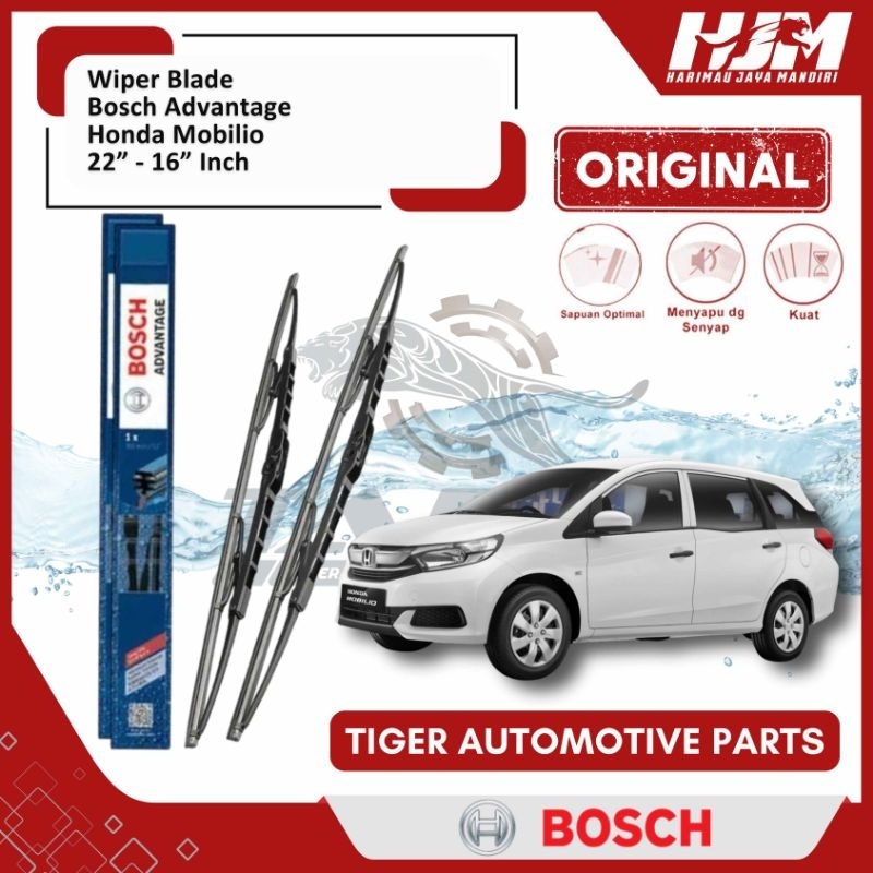 Jual WIPER BLADE MOBIL MOBILIO BRV BOSCH ADVANTAGE 22" - 16" ORIGINAL | Shopee Indonesia