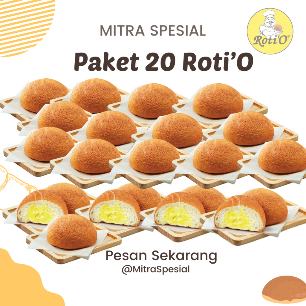 Jual Roti'O 20 Pcs - Roti'O Jogja Fresh Ready Stock/Roti'O Enak bisa ...