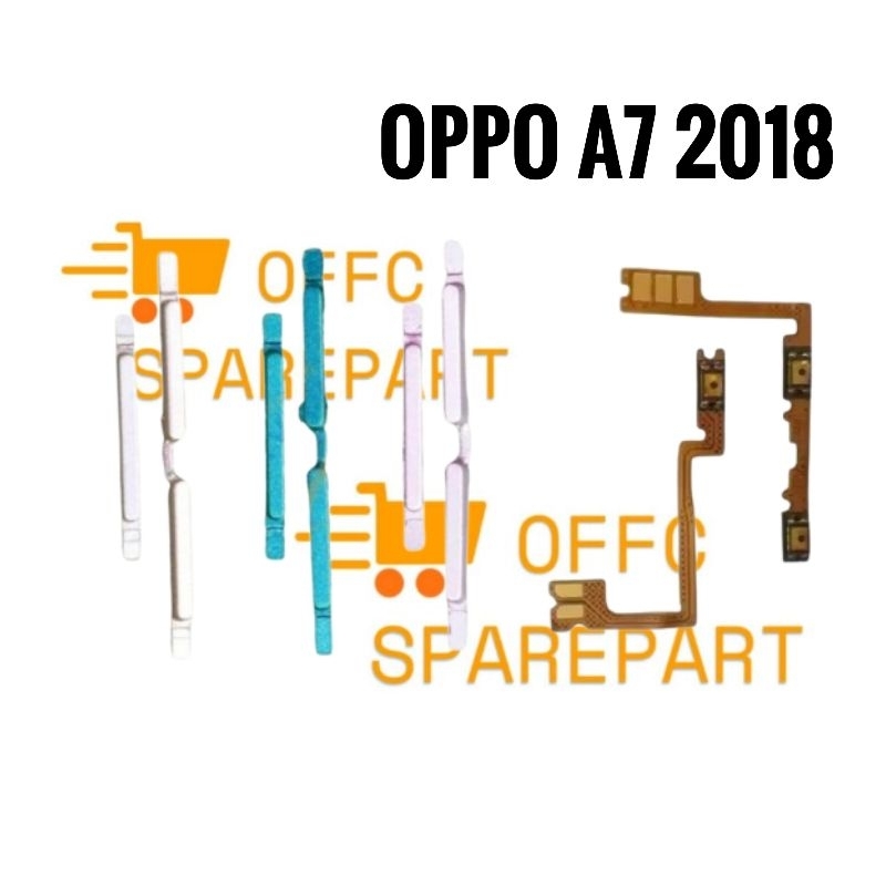 Jual Tombol Flexibel On Off Volume Oppo A7 2018 Satu Set | Shopee Indonesia