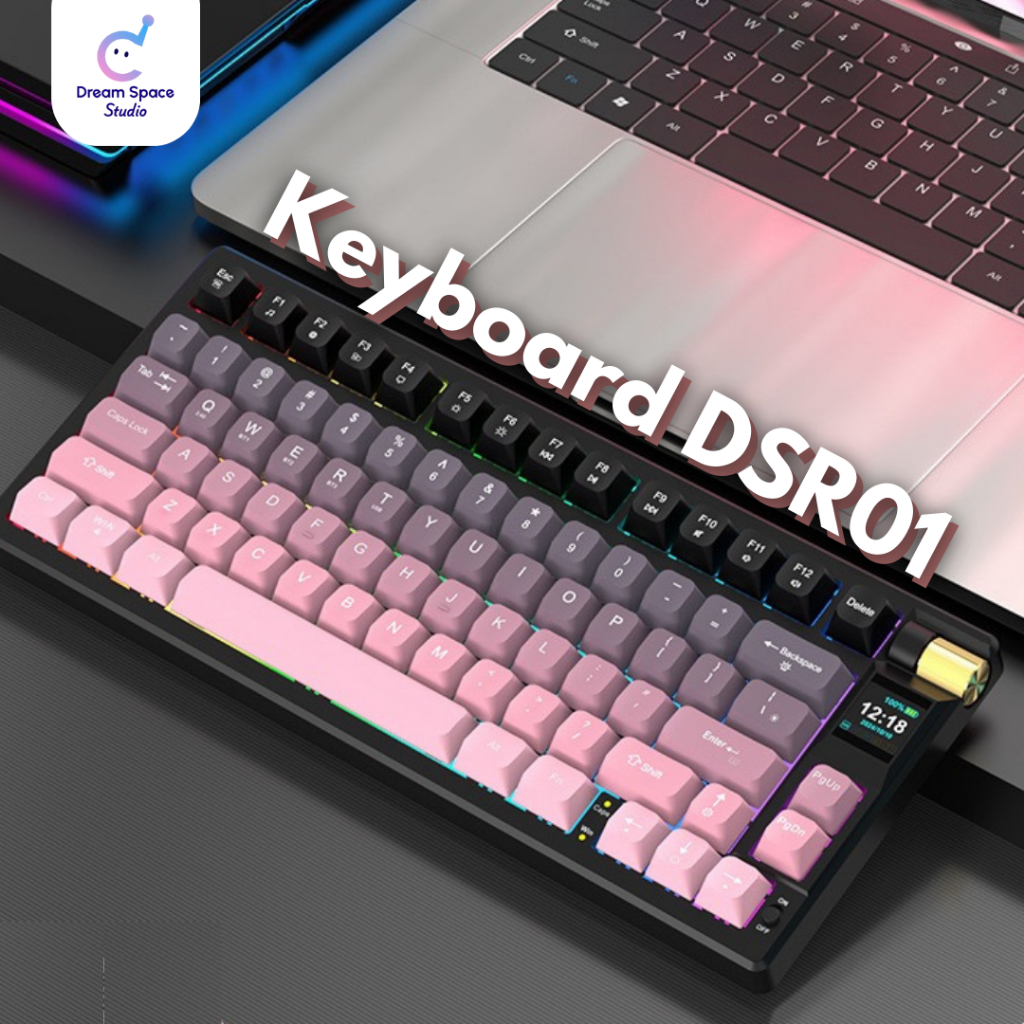 Jual Dreamspace Studio Keyboard gaming Wired Bluetooth Wireless DSR01 ...