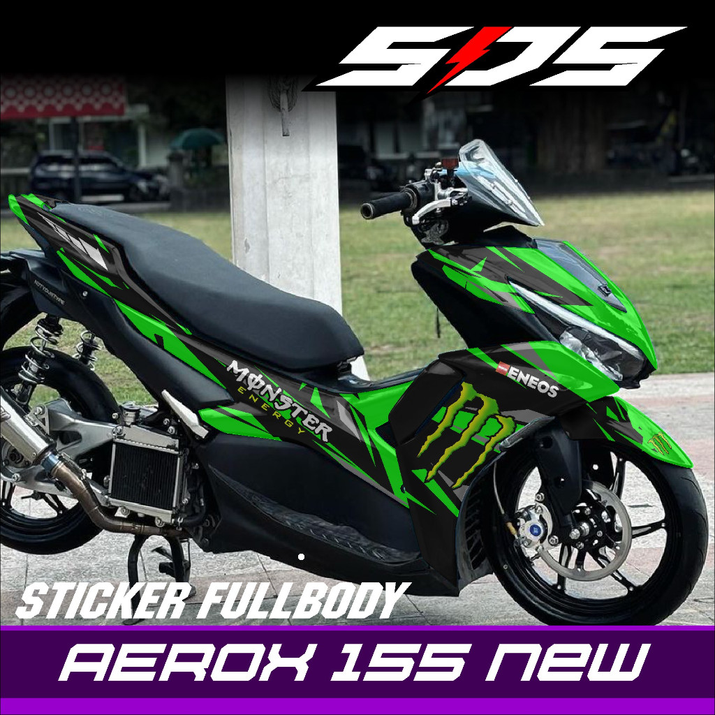 Jual Decal Sticker AEROX 155 New Connected Full Body - Stiker Striping ...