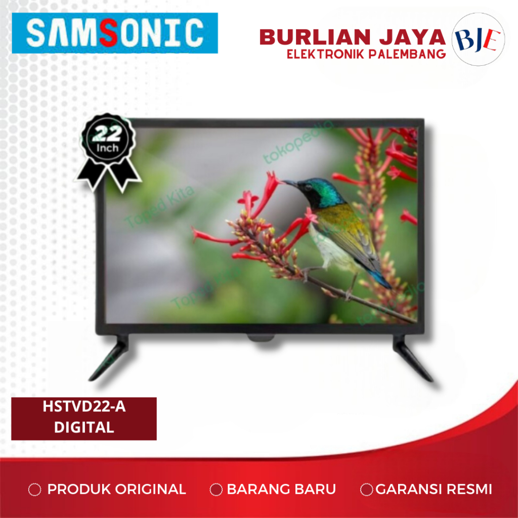 Jual TV 22 INCH SAMSONIC HSTVD22-A TV DIGITAL 22" LED TV PALEMBANG ...
