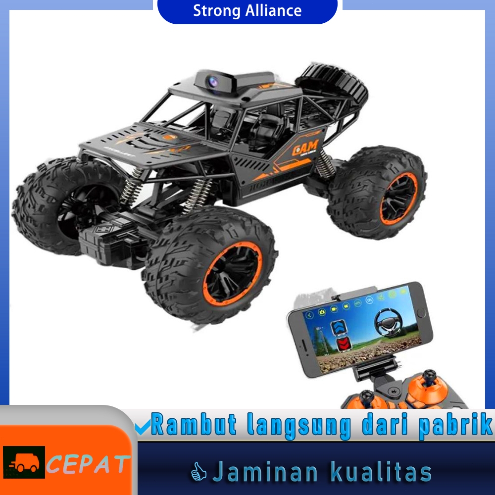 Jual Mobil Remote Control dengan HD Kamera Body Alloy Ban Karet APP ...