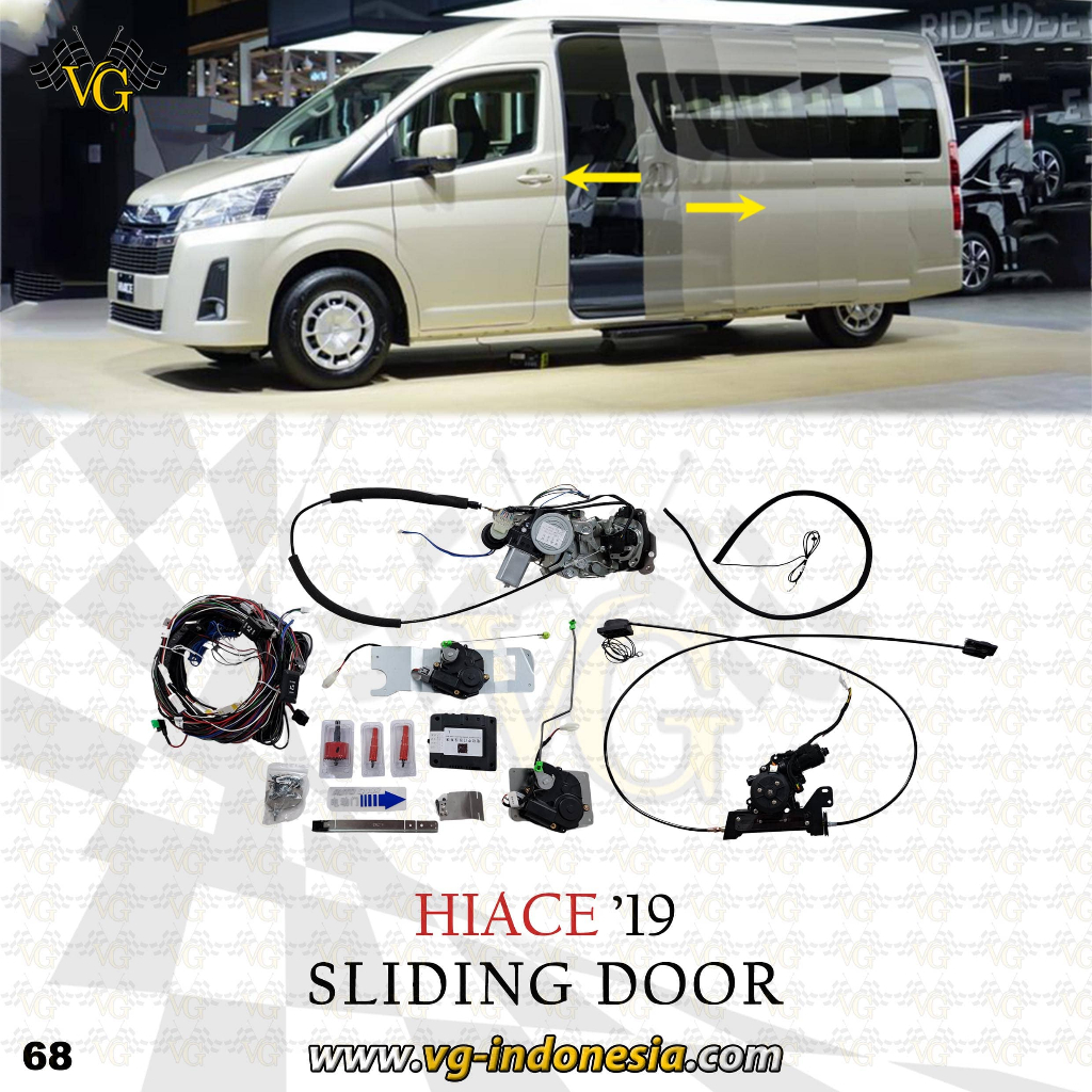 Jual Hiace Premio 2019 - 2024 Sliding Door Automatic Sliding Door Pintu ...