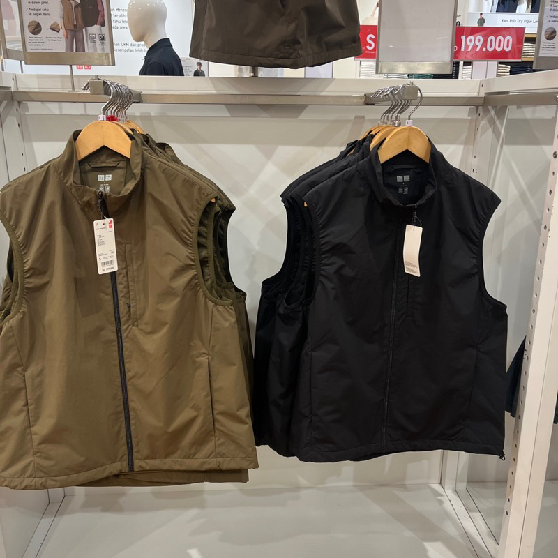 Jual rompi tahan angin cowok uniqlo new arrival | Shopee Indonesia