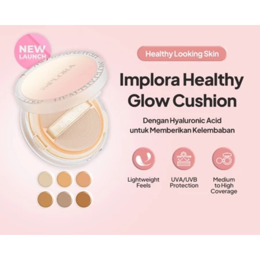 Jual IMPLORA HEALTHY GLOW CUSHION - BEDAK IMPLORA | Shopee Indonesia