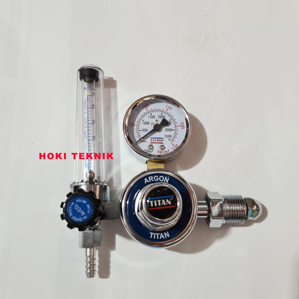 Jual Regulator Las Gas Argon Titan | Shopee Indonesia