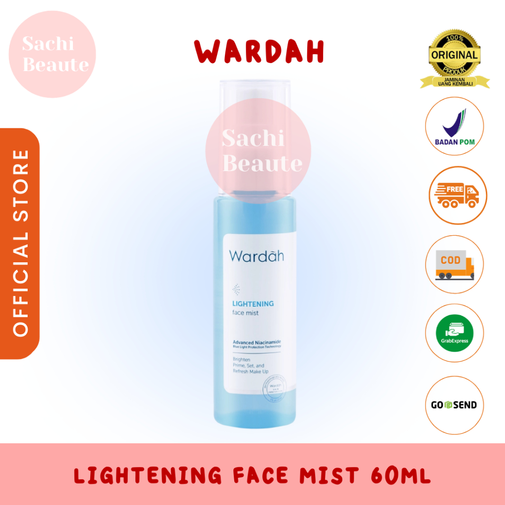 Jual Wardah Lightening Face Mist 60 ml - Face Mist 3-in-1 dengan ...