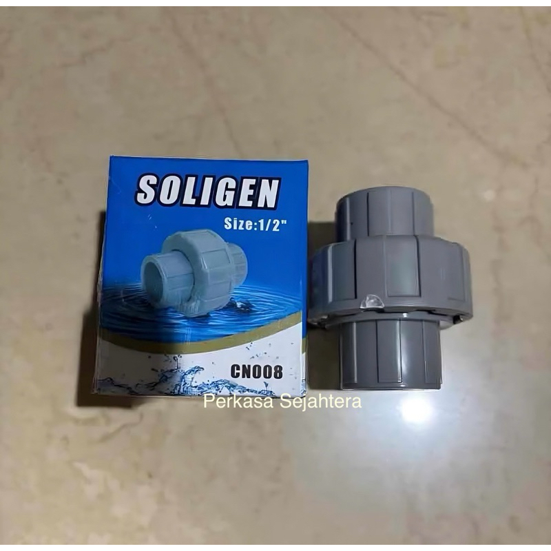 Jual Watermur PVC SOLIGEN cn008 1/2" Inch / Water Mur Pompa Plastik PVC ...