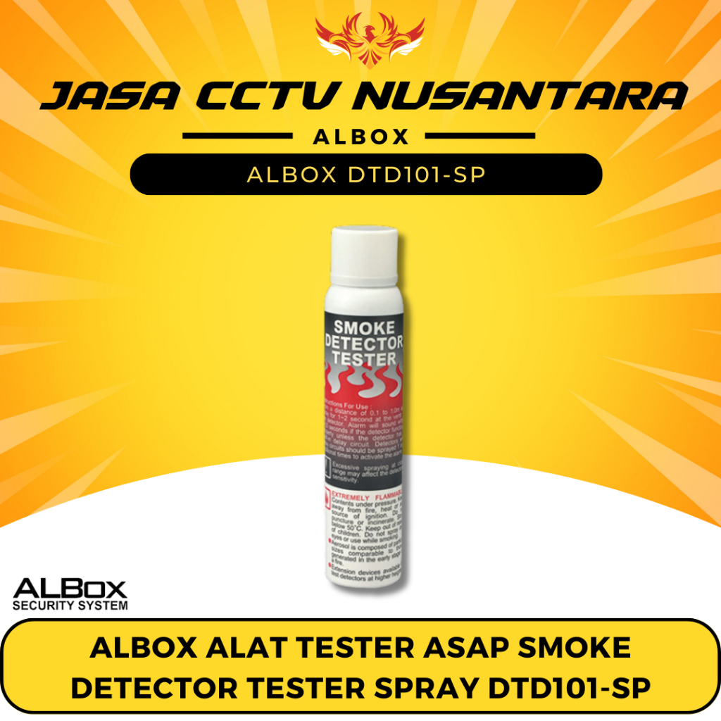 Jual ALBOX ALAT TESTER ASAP Smoke Detector Tester Spray DTD101-SP ...