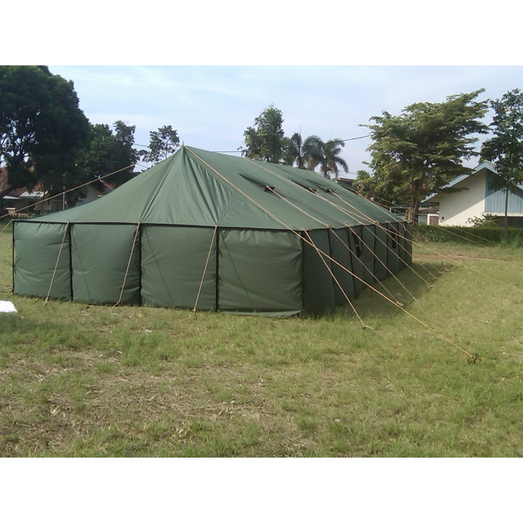 Jual Tenda Pleton Tni Uk 6x14 | Tenda Regu Komando Uk 6x14 | Tenda Tni ...