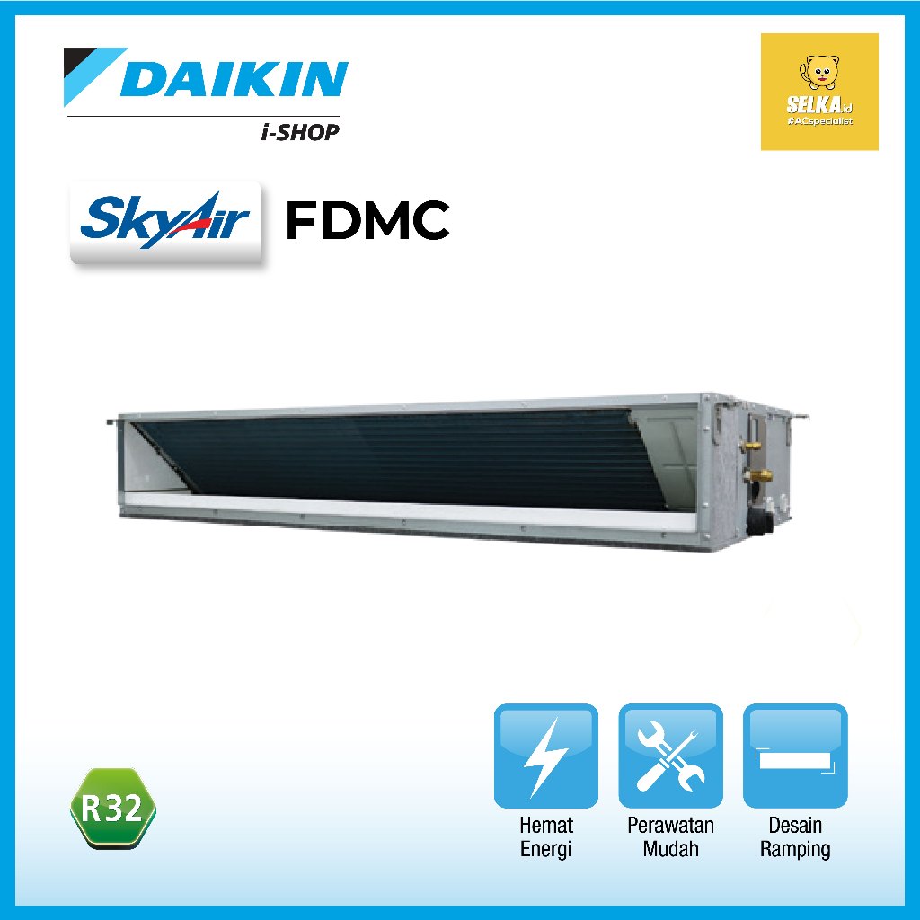 Jual DAIKIN FDMC140A AC SPLIT DUCT 6 PK STANDARD SKY AIR SERIES 3 PHASE ...