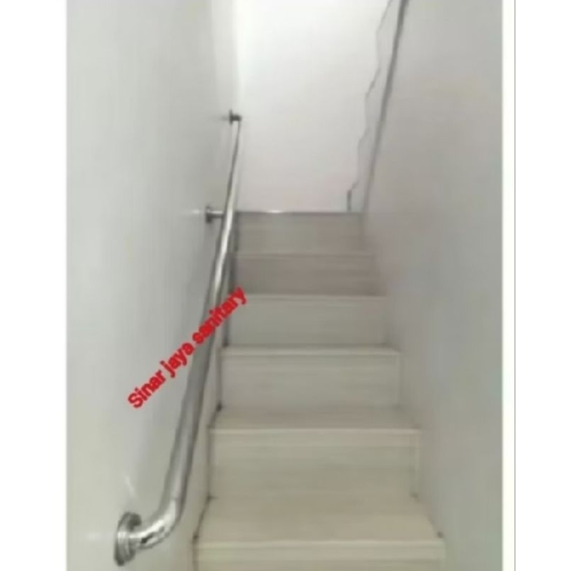 Jual Pegangan tangga 250cm stainless stell / Pegangan anak tangga ...