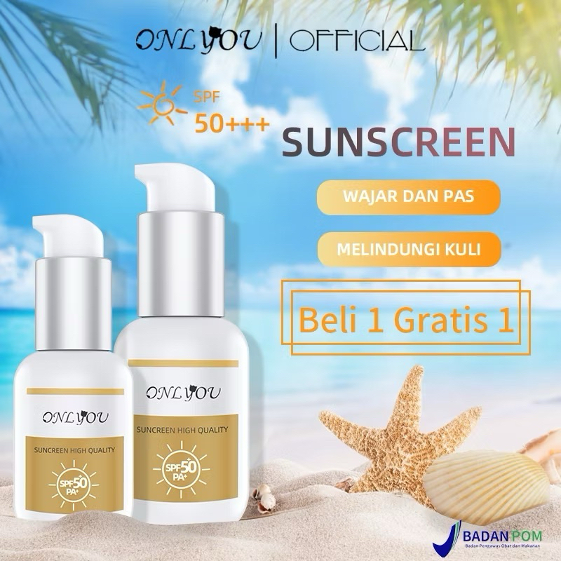 Jual BUY 1 GET 1 SUNSCREEN ONLY YOU - SUNSCREEN PENCERAH | Shopee Indonesia