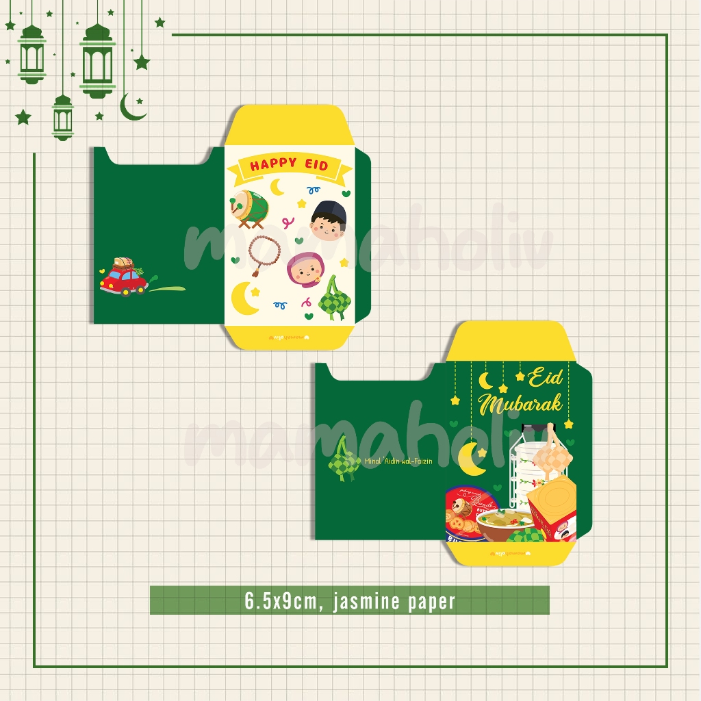 Jual Basic envelope / Amplop Lebaran by mamaholiv / Amplop Lebaran 2025 ...