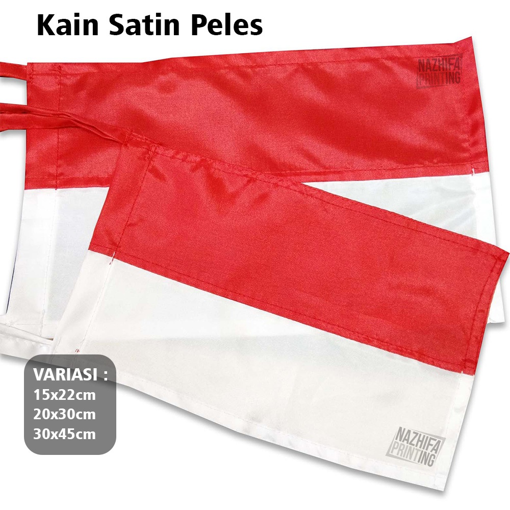 Jual Nazhifa Printing - Bendera Merah Putih 15 x 22 cm, 20 x 30 cm, 30 ...