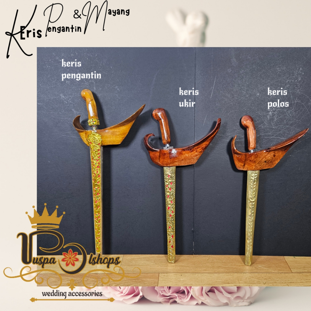 Jual keris pengantin keris jawa pusaka pengantin keris mainan keris mayang keris besar | Shopee ...