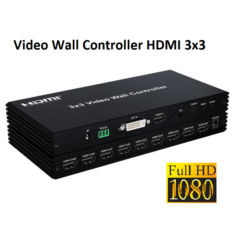 Jual HDMI Video Wall Controller 3X3 High Resolution | Shopee Indonesia