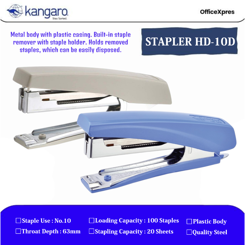 Jual Stapler HD-10D / Hekter HD 10 D / Alat Stapler Isi No.10 / Steker ...