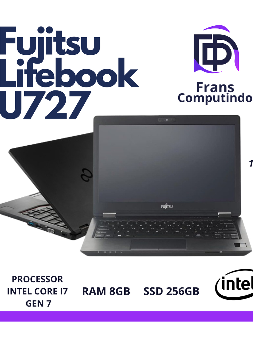 Jual Laptop FUJITSU LIFEBOOK U727 Core i7 Gen 7 Ram 8GB Ssd 256GB ...