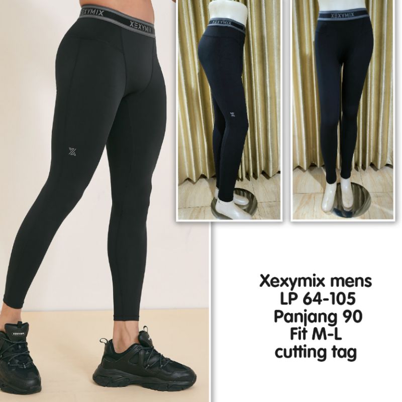 Jual Pre ️ legging Sport cowok, Legging Sepeda brand, (TNF) Xexymix dll ...