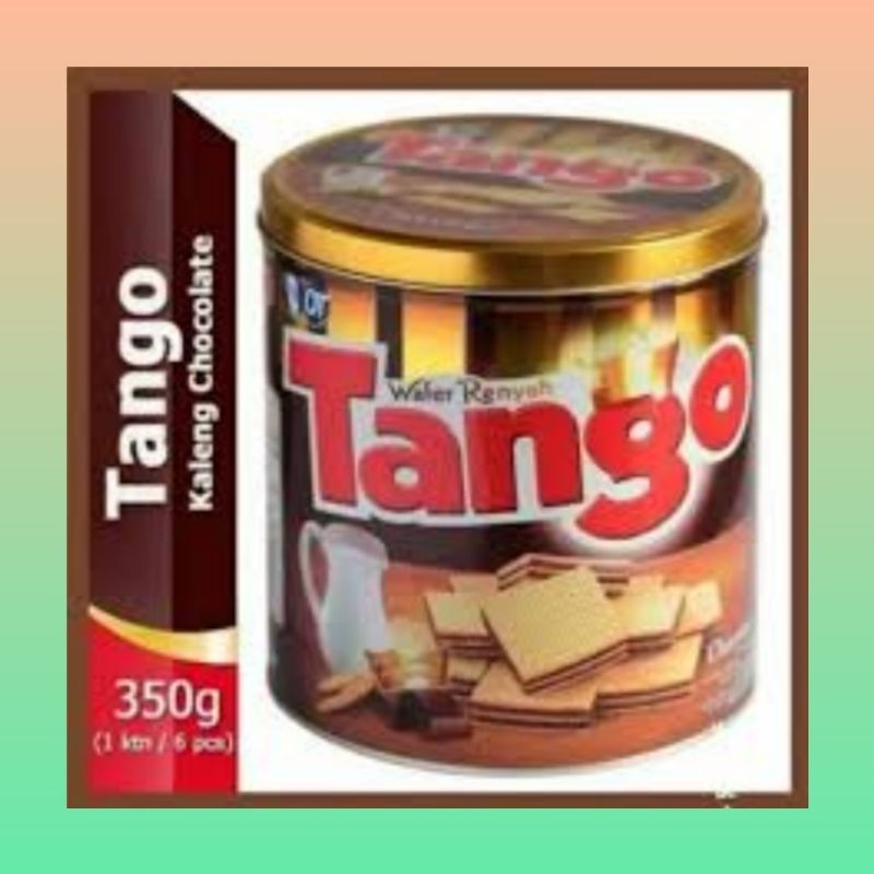 Jual Wafer Tango coklat kaleng 240 gram | wafer tanggo coklat | Wafer ...