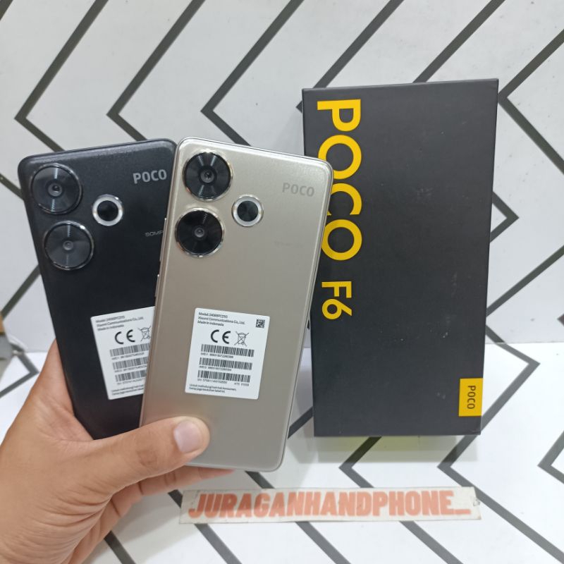 Jual POCO F6 5G 12/512GB 8/256GB HP BEKAS SECOND FULLSET | Shopee Indonesia