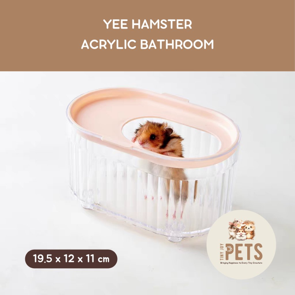 Jual YEE Hamster Acrylic Sand Box IMPORT / Hamster toilet / Hamster ...