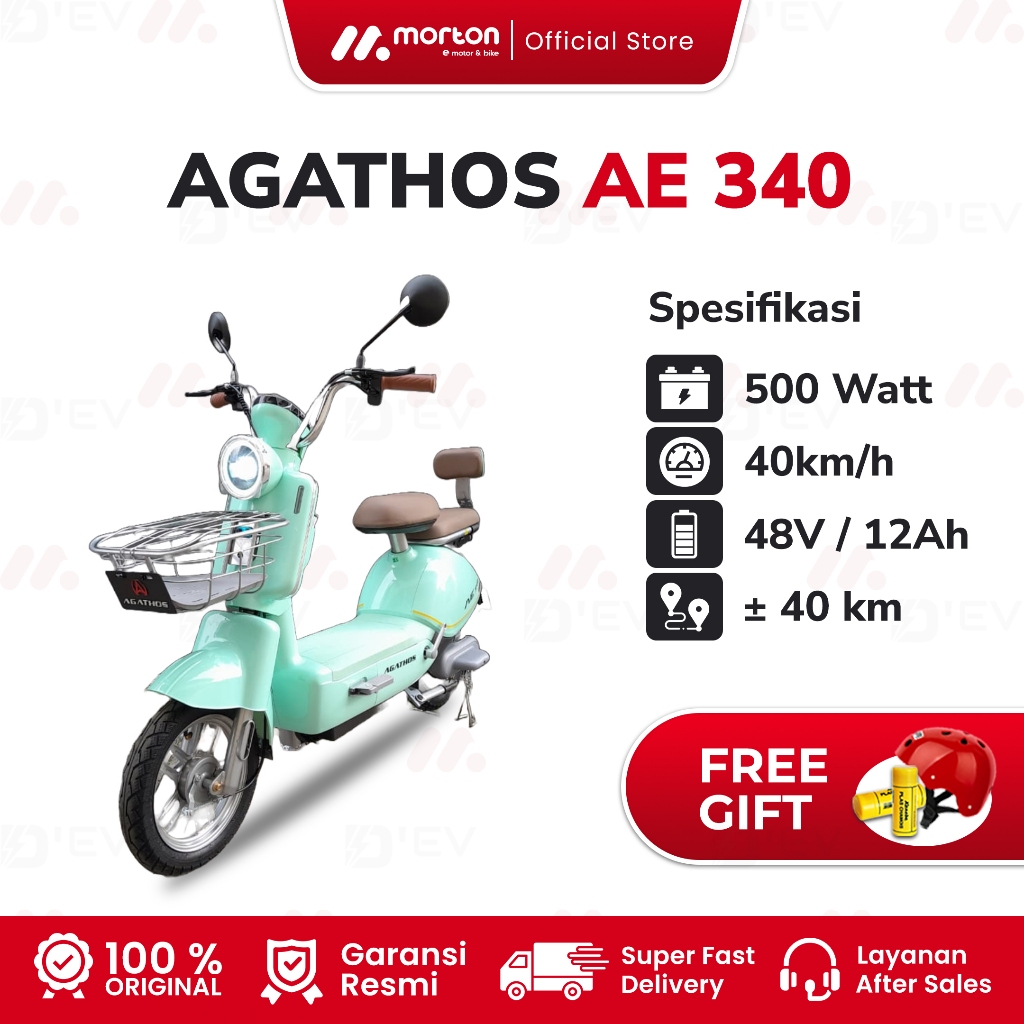 Jual Sepeda Listrik Pacific Agathos AE 340 Dewasa Murah - Garansi Resmi | Shopee Indonesia
